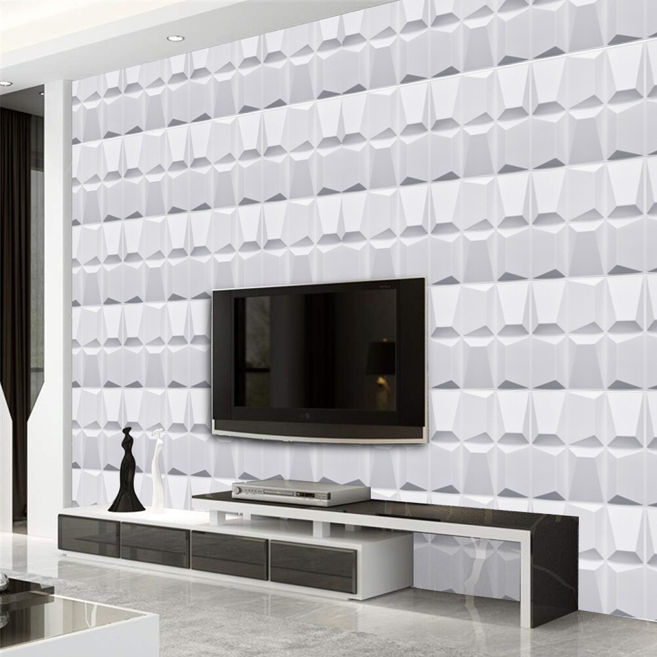 PVC 3D Wall panel Decorative Wall Ceiling Tiles Cladding Wallpaper ...