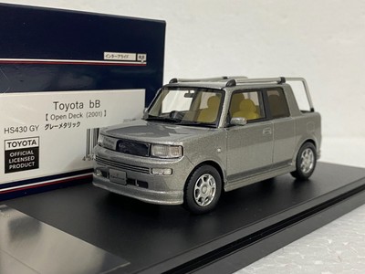 1:43 HI STORY HS430GY Toyota bB Open Deck 2001 resin scale model car ...