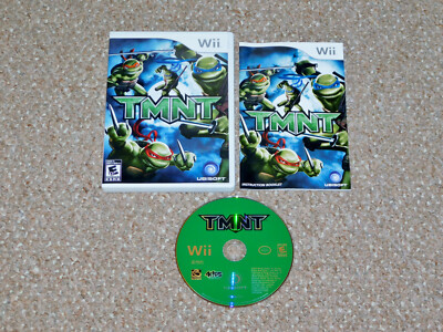 TMNT Nintendo Wii 2007 Complete Teenage Mutant Ninja Turtles | eBay