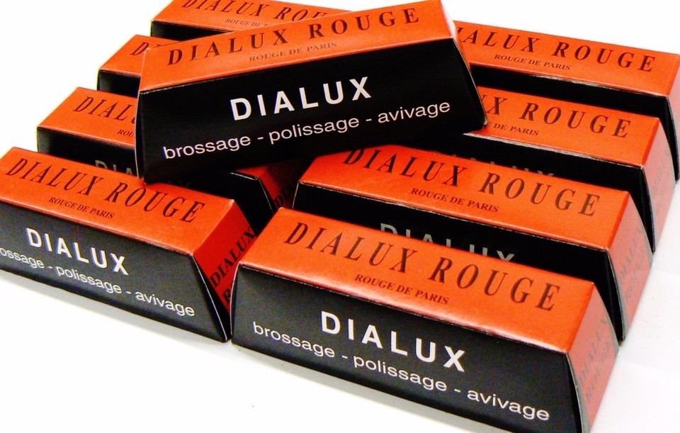 DIALUX RED ROUGE Polishing Compound Jewelers Rouge GOLD JEWELRY POLISH ...