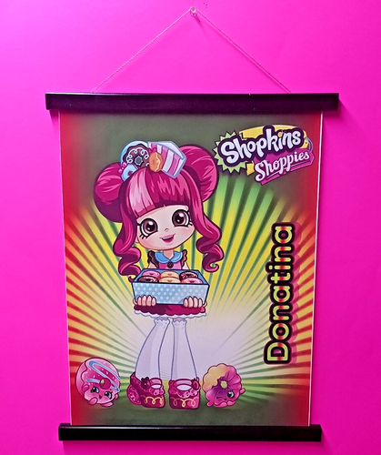 Donatina shopkins shoppies poster/canvas 12"w x 15"h | eBay