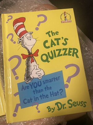 The Cat’s Quizzer Dr. Seuss Brand New Hardcover 9780394832968| eBay