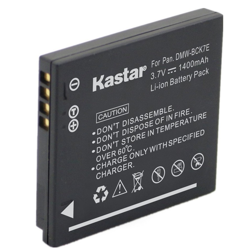 2x Kastar Battery for Panasonic Lumix DMW-BCK7 DMC-FH7 DMC-FH8 DMC-FH25 ...