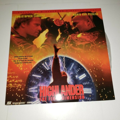 HIGHLANDER THE FINAL DIMENSION LaserDisc Laser Video Disc DIRECTOR'S ...