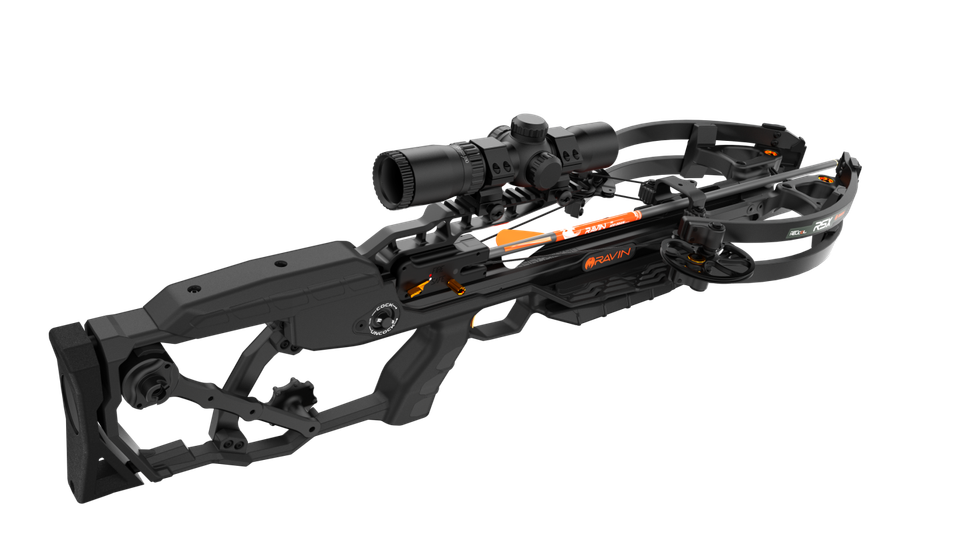 Ravin R5X Crossbow Package UPGRADE w/ Silent crank + Adjustable stock ...