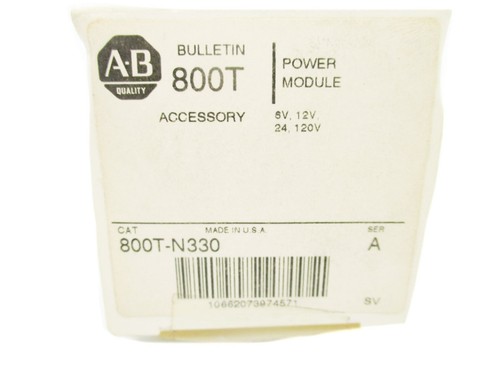 ALLEN BRADLEY 800T-N330 SER. A (WH) NSMP | eBay