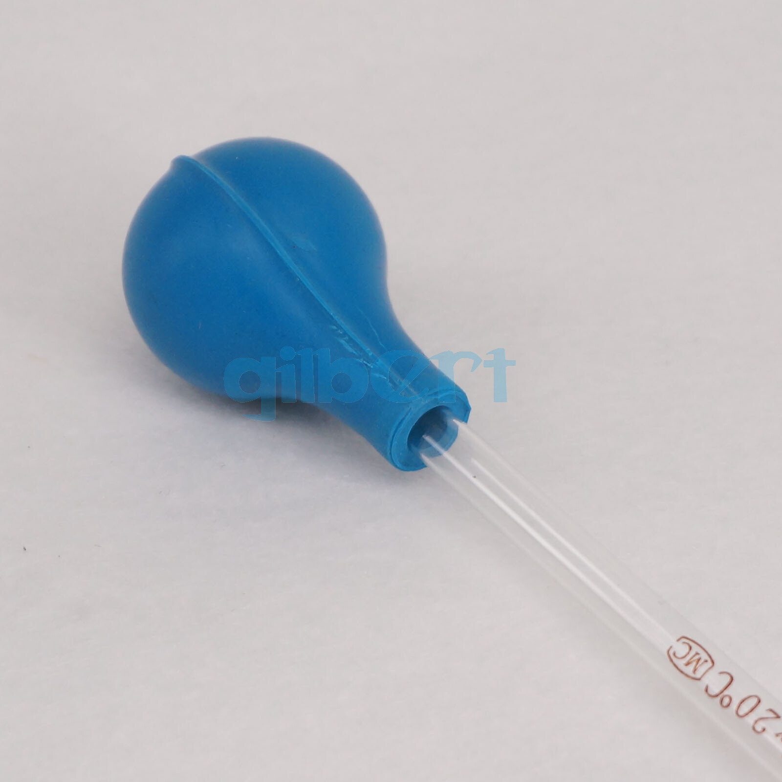 1-10ml Glass Graduated Pipette with Rubber Bulb Lab Chemistry Dropper ...