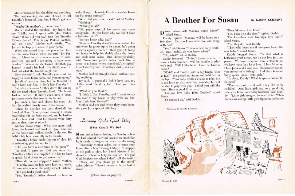 Storytime Sunday School Readers Kind Words Southern Baptist Lot 1960's ...