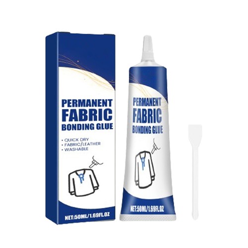 60ml Fabric Glue Mighty Mend It Fabric Glue Permanent Clear Washable ...