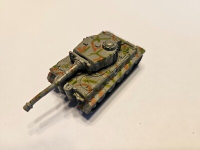 Micro Machines Tiger Tank -VGC- WW2 German Gray Green Brown | eBay