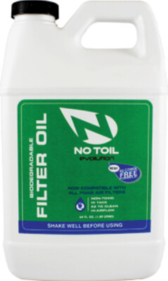 No Toil Evolution Air Filter Oil 1/2 Gallon | eBay