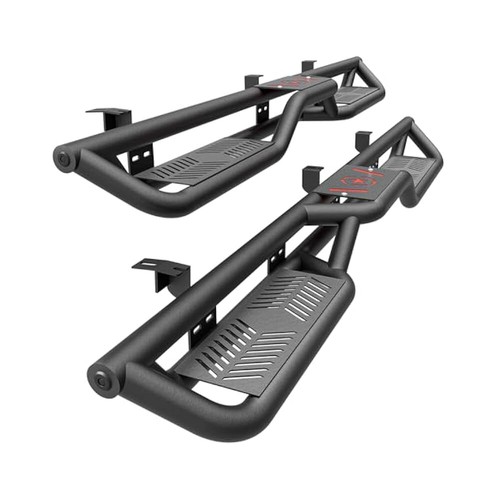 Truck Running Boards, 2,Step Design, Fits Lift Kits & Oversized Tires ...