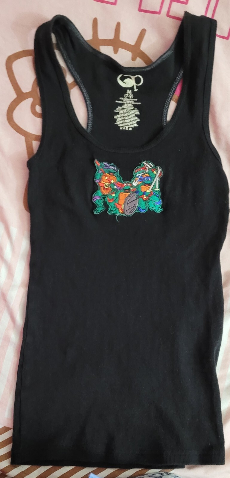 Custom TMNT (Teenage Mutant Ninja Turtles) Embroidered Patch Tank Top ...