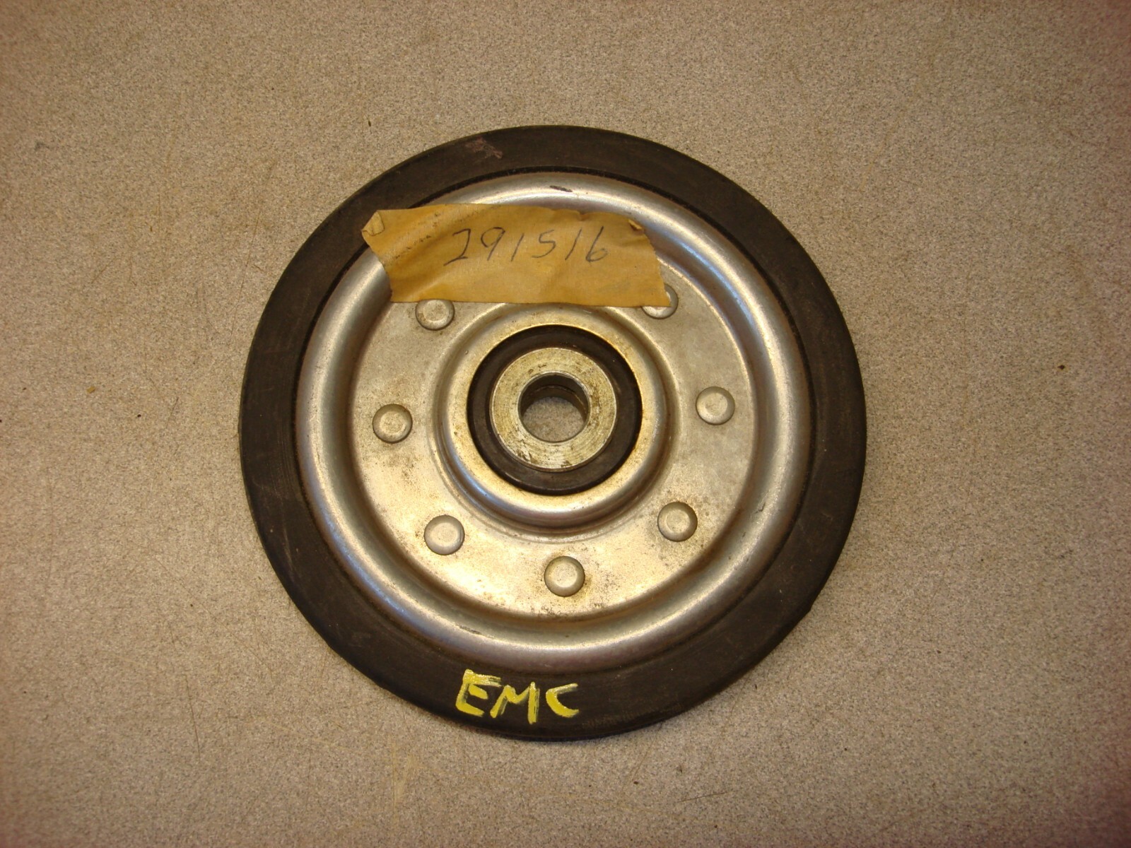 OMC EVINRUDE SNOWMOBILE BOGIE IDLER WHEEL 6 " INCH VINTAGE NOS OEM PART ...