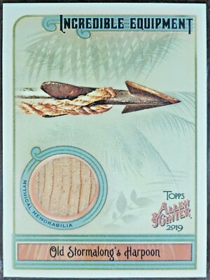 2019 Topps Allen & Ginter Old Stormalong's Harpoon Mythical Relic #IER ...