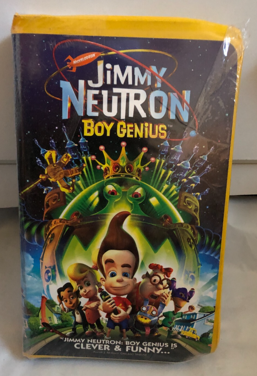 Jimmy Neutron Boy Genius Vhs Nickelodeons Nicktoons Jimmy Neutron
