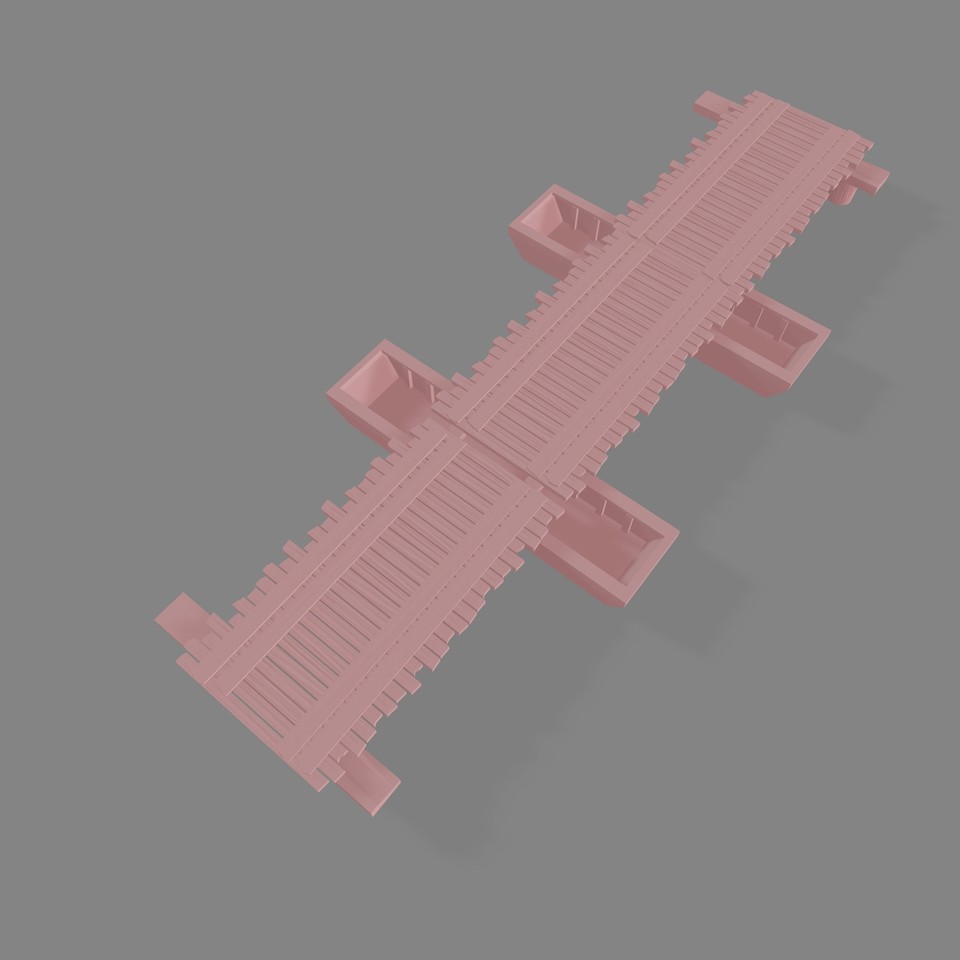 Wood Pontoon Bridge - Commissioned | eBay