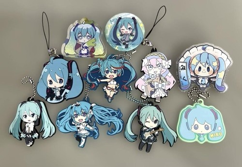 Hatsune Miku VOCALOID Rubber Strap Set of 10 Collectible Figures | eBay