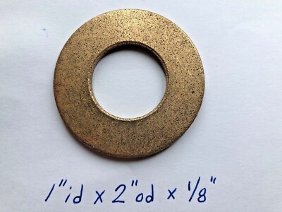 Oilite Thrust Washer Bronze New 1 x 2 shim spacer bushing brass wear ...