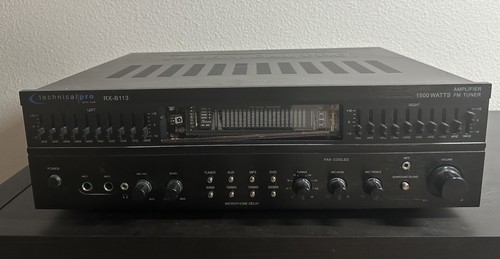 Technical Pro RX113 1500w Professional Receiver, Equalizer, FM Radio | eBay