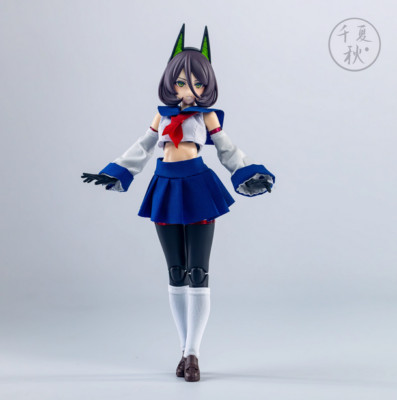 1/12 Female Soldier Clothes Sailor Suit Shirt Skirt Model 6"Figma ...