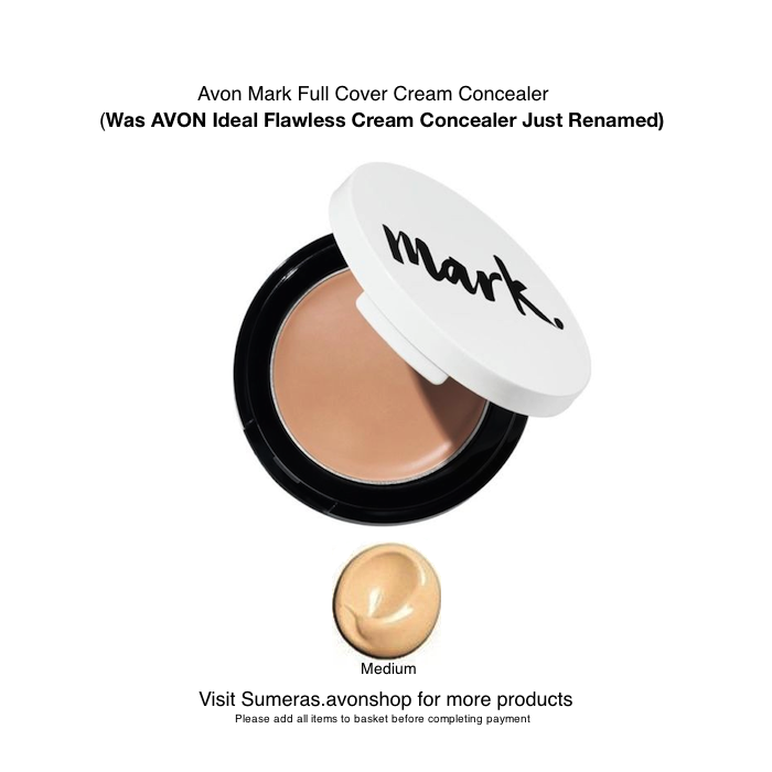 Avon Mark Full Cover Cream Concealer was Ideal Flawless ~Dark~ Now ...