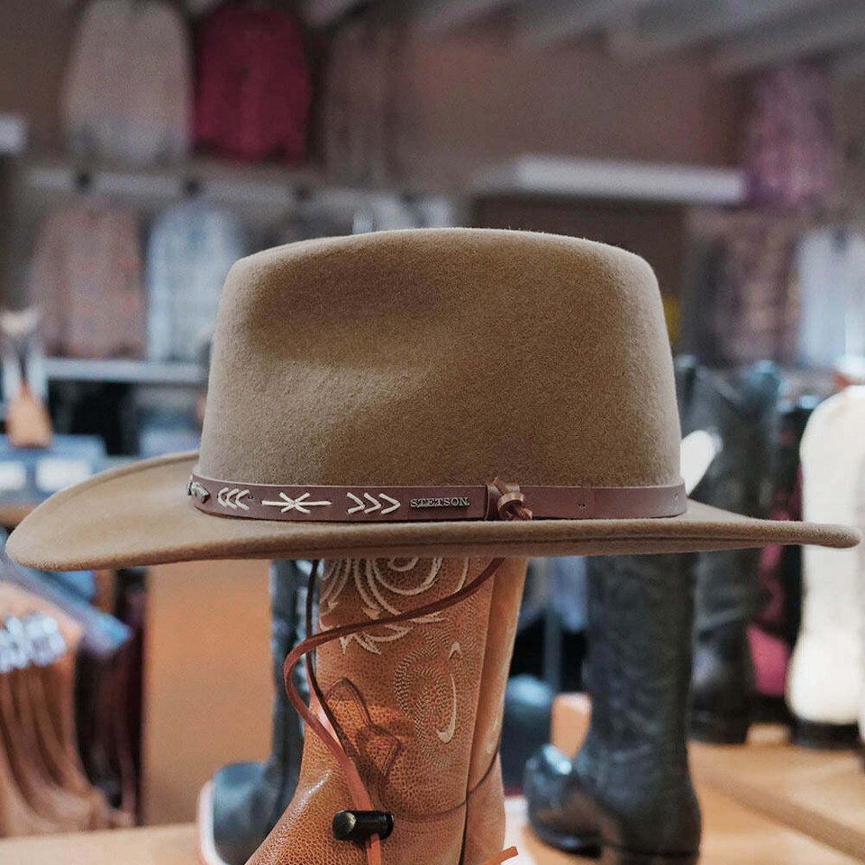 Stetson Crushable Wool Hat Santa Fe Driftwood | eBay