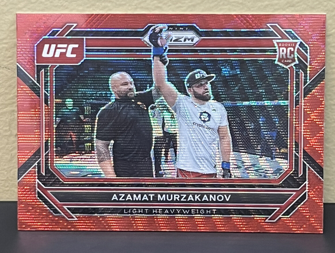 2023 Prizm UFC Azamat Murzakanov RC Red Ruby Wave #18 SP Rookie RC | eBay