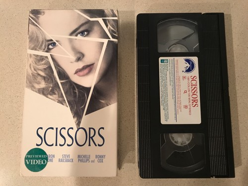 Scissors (VHS, 1991) Sharon Stone, Steve Railsback, Ronny Cox | eBay