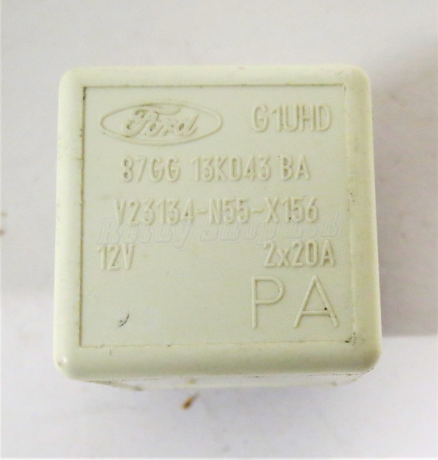364-Ford (85-00) 5-Pin White Multi-Use Relay 87GG-13K043-BA 20A V23134 ...