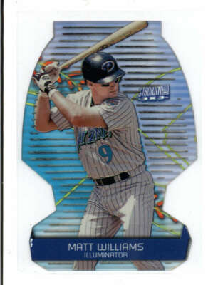 MATT WILLIAMS 2000 TOPPS STADIUM CLUB 3X3 #5B DIE CUT ILLUMINATOR ...