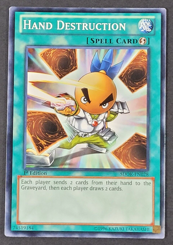 Yugioh TCG - Hand Destruction - SDOK-EN028 - 1st Ed - Common ...