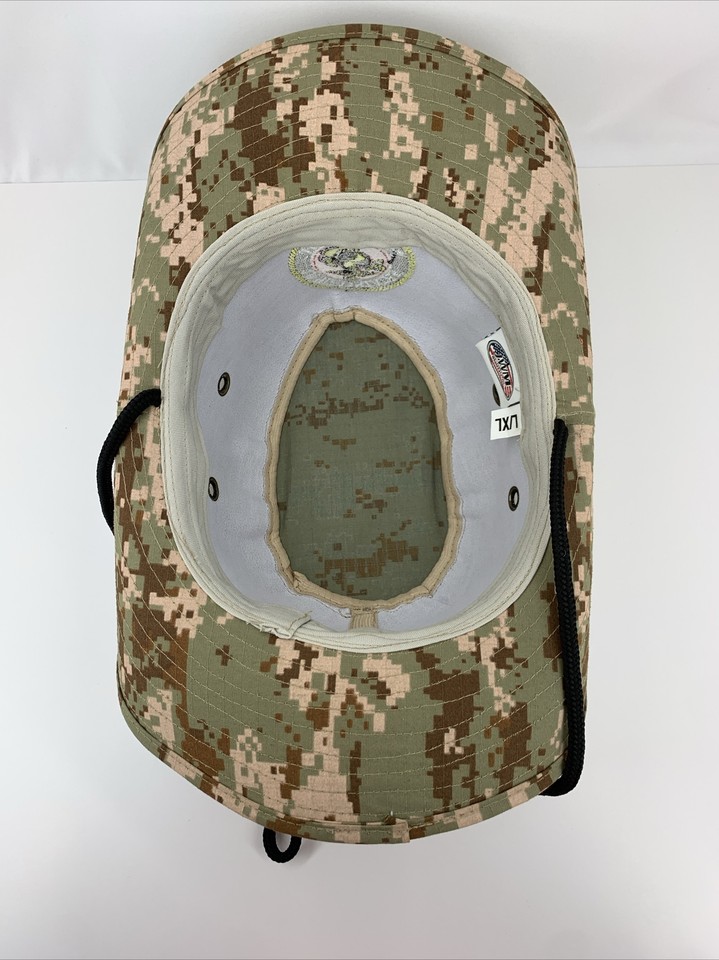 USMC Marine Corps Bucket Hat Hunter L/XL Digital Camo Outback Fishing ...