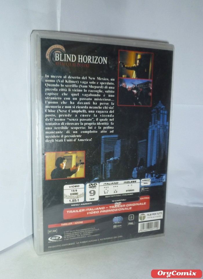 Blind Horizon - Attack On Power - Starring Val Kilmer - New And Sealed ...