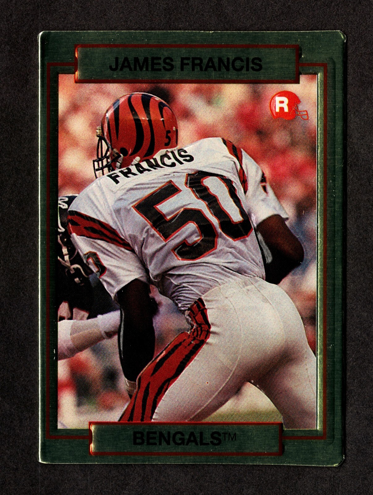 1990 ACTION PACKED RC #31 JAMES FRANCIS - CINCINNATI BENGALS - ROOKIE ...
