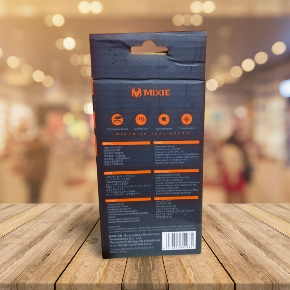 Mixie X2 Wired USB Optical 1000DPI Gaming Mouse with Wheel | eBay