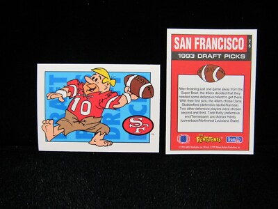 1993 San Francisco 49ers 1993 Draft Picks Flintstones NFL Cardz #25 | eBay