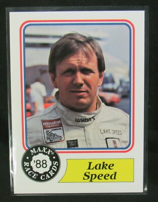 Lake Speed 1988 Maxx Racing Card | eBay