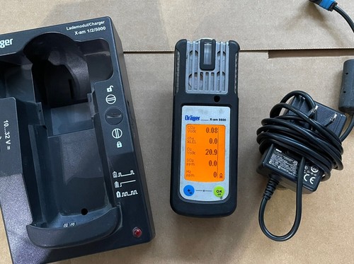 Drager X-am 5600 Gas Monitor CO2,CH4(%LEL),O2,SO2,H2 NOT Calibrated | eBay