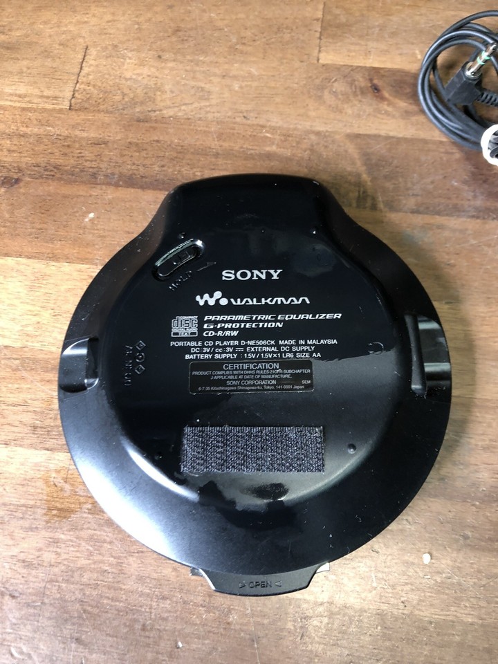 Sony Walkman D-NE506CK Portable Compact Disc MP3 Player | eBay