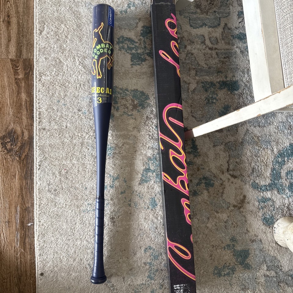 Combat MFG Spec A1 Midnight Rodeo Saddle Up BBCOR Bat Blue Yellow 32 in ...