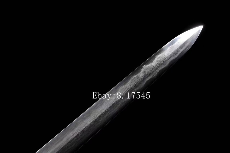 Clay Tempered Damascus Steel Han Dynasty Saber Jian Very Sharp Cut ...