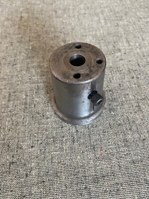 1-1/2"-8 TPI LATHE SPINDLE CAP/ARBOR w/ 1/2" I.D. SOUTH BEND, CLAUSING ...