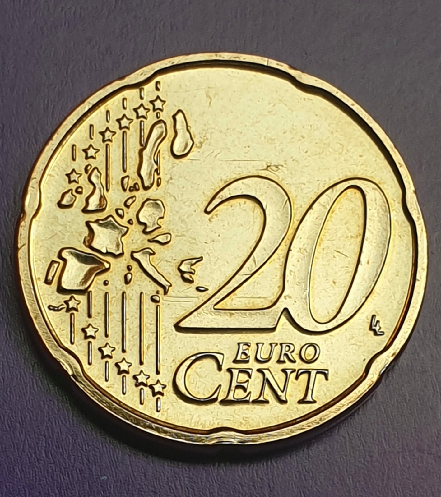 20 Cent Münze Euro € Luxemburg 2002 Kursmünze Umlaufmünze Letzebuerg ...