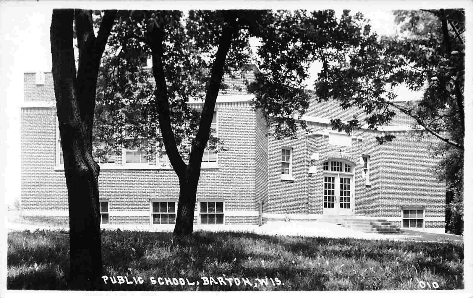 Public School Barton Wisconsin RPPC Real Photo 1950s postcard | eBay
