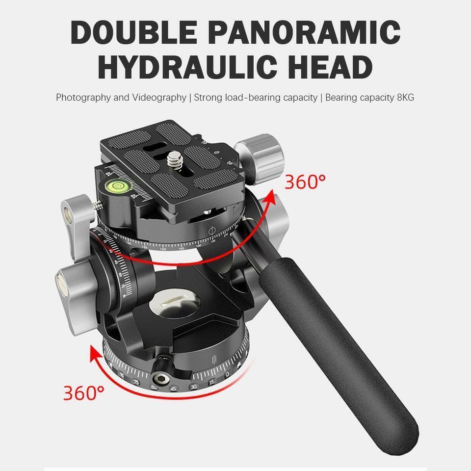 Photographic Hydraulic Head Panorama Tripod Head For Camera New H0 N9B9 ...
