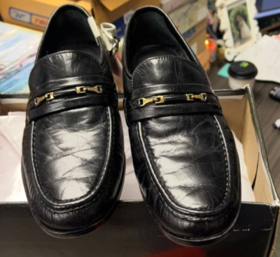 Black Leather - Size 8 men's shoes - Wonderlite | eBay