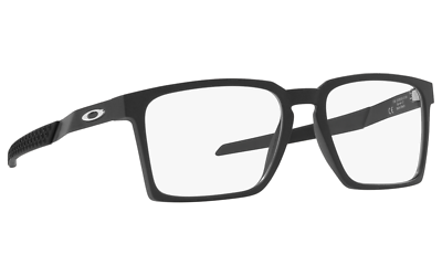 Oakley OX8055 EXCHANGE Designer Glasses Spectacle Frame - Black/Grey ...
