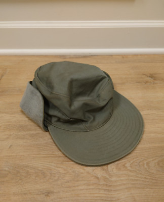 VINTAGE US Army M1951 Cold Weather Heavy Field Cap OG-107 Size 7 MIL-C ...
