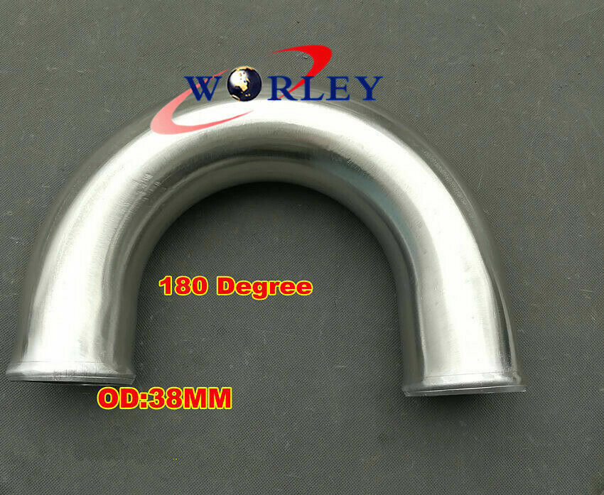 38mm 1.5" 180 Degree Elbow Aluminum Turbo Intercooler Pipe Piping Tubing L=600mm | eBay